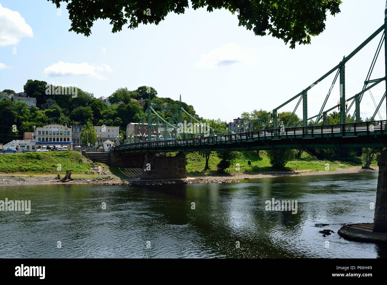 Northampton Street Bridge, also known as the Free Bridge, over the ...