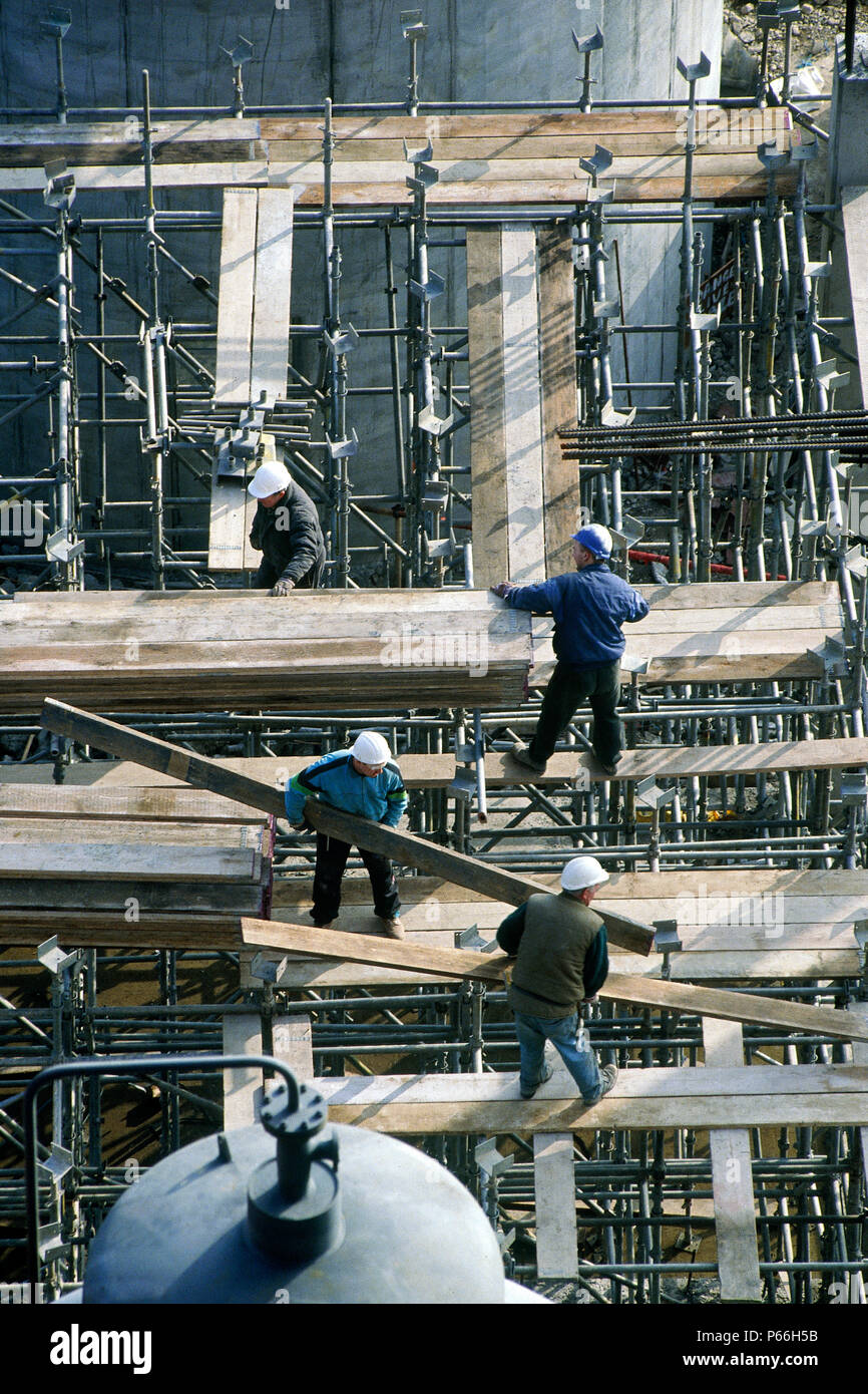 Construction of cement works. UK Stock Photo - Alamy