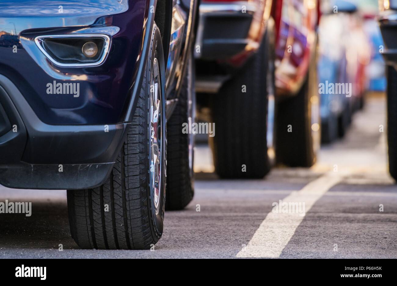 Pre Owned Cars Market. Automotive Sales Industry Theme Stock Photo - Alamy