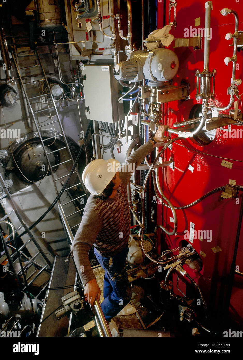 Nuclear plant inside pipes hi-res stock photography and images - Alamy
