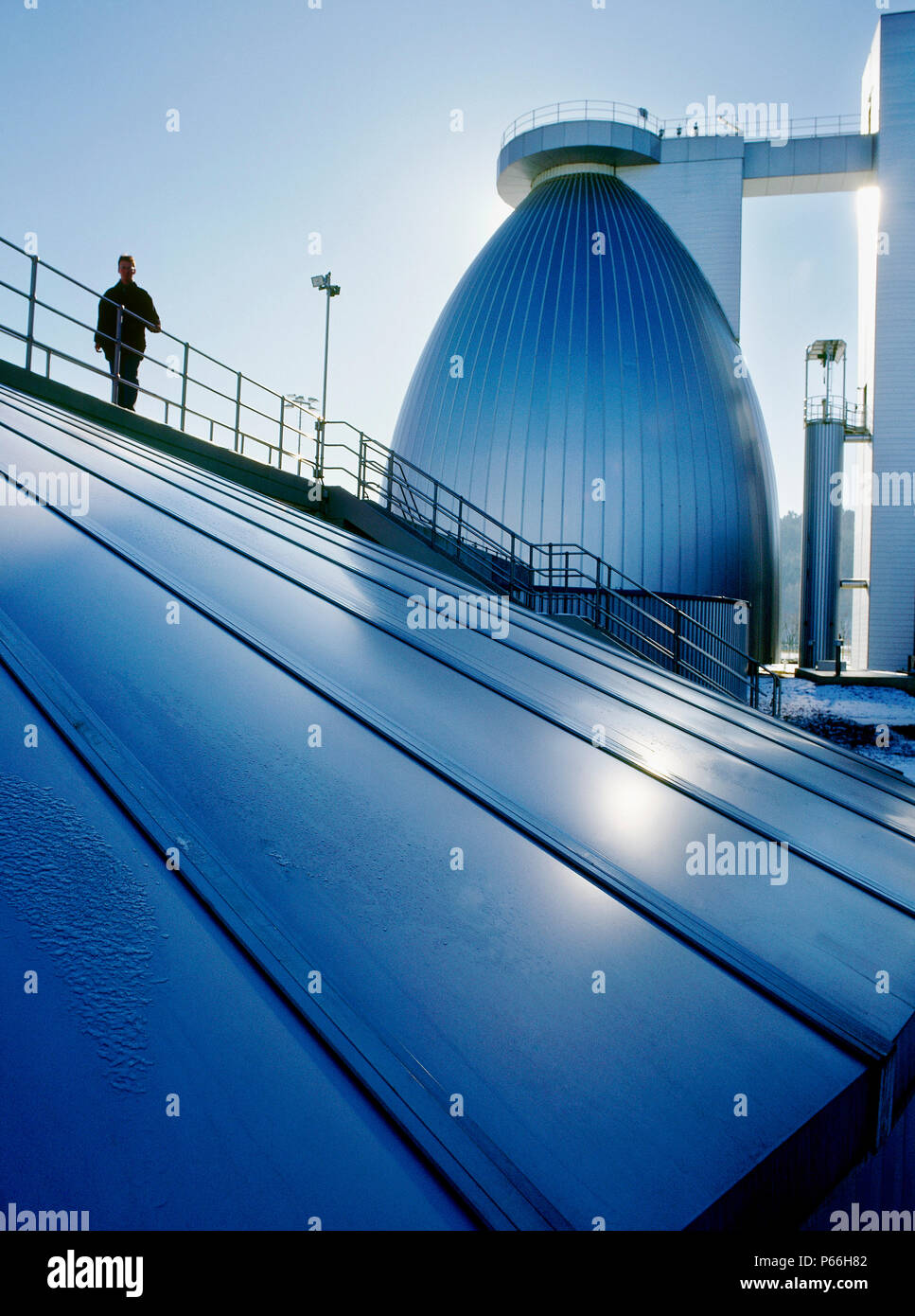 Sewage farm and water purification plant. Gera, Germany Stock Photo - Alamy