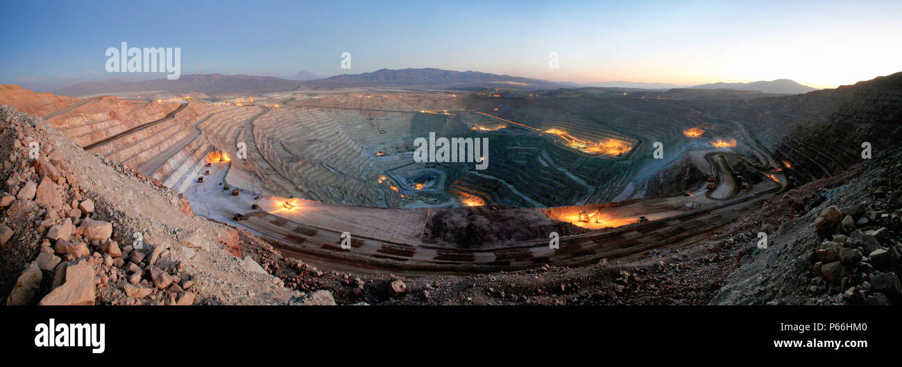 Escondida Open Cast Copper Mine, The Copper Mine With The Highest ...