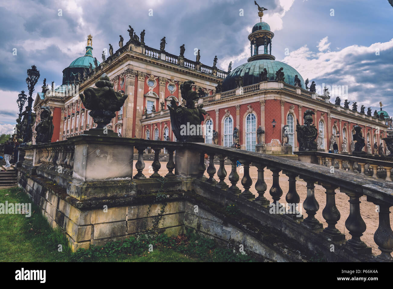 New Palace in Sanssouci park in Potsdam Stock Photo - Alamy