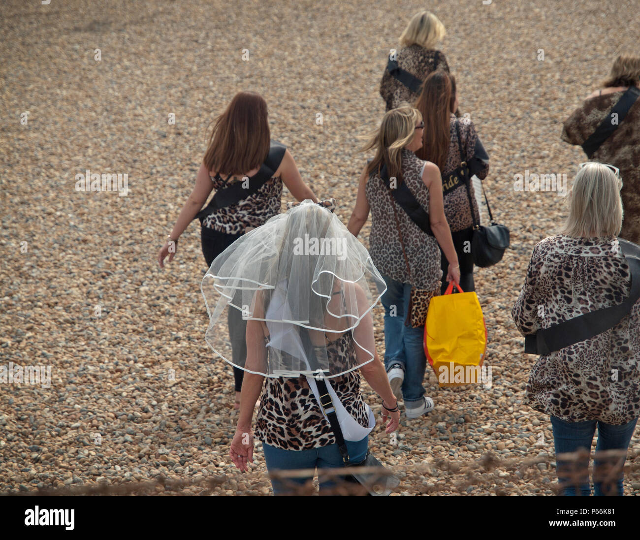 Hen party on beach hi-res stock photography and images - Alamy