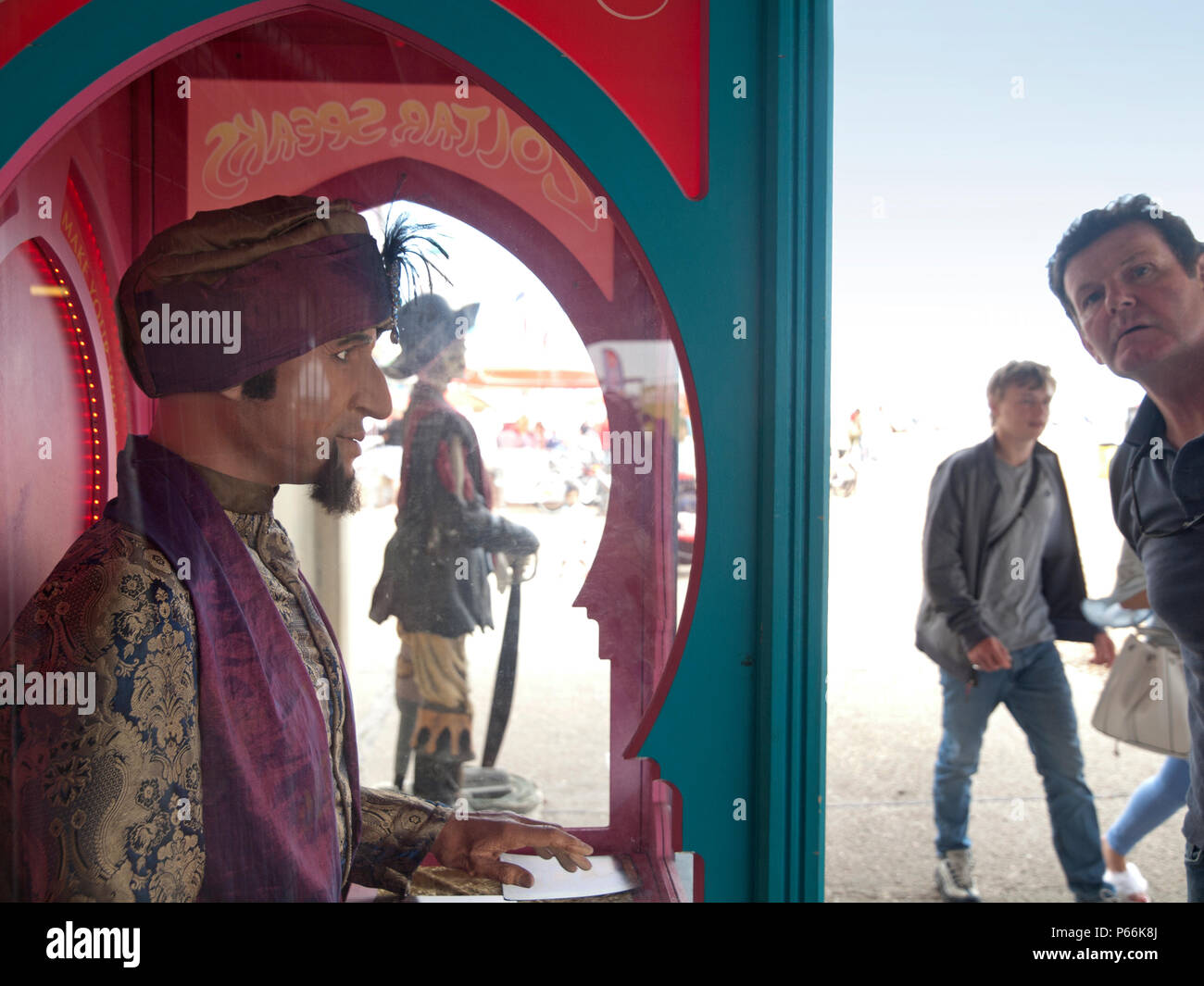 On Brighton seafront, by the name of Zoltar sits a fortune telling ...