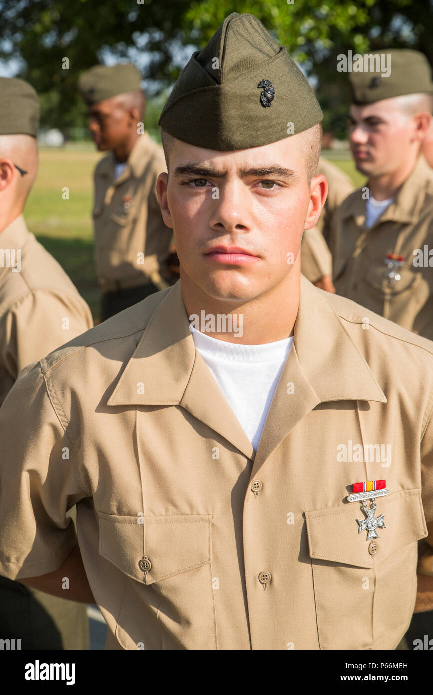 Pfc. Jay A. Lawrence, with Platoon 1036, Bravo Company, 1st Recruit ...