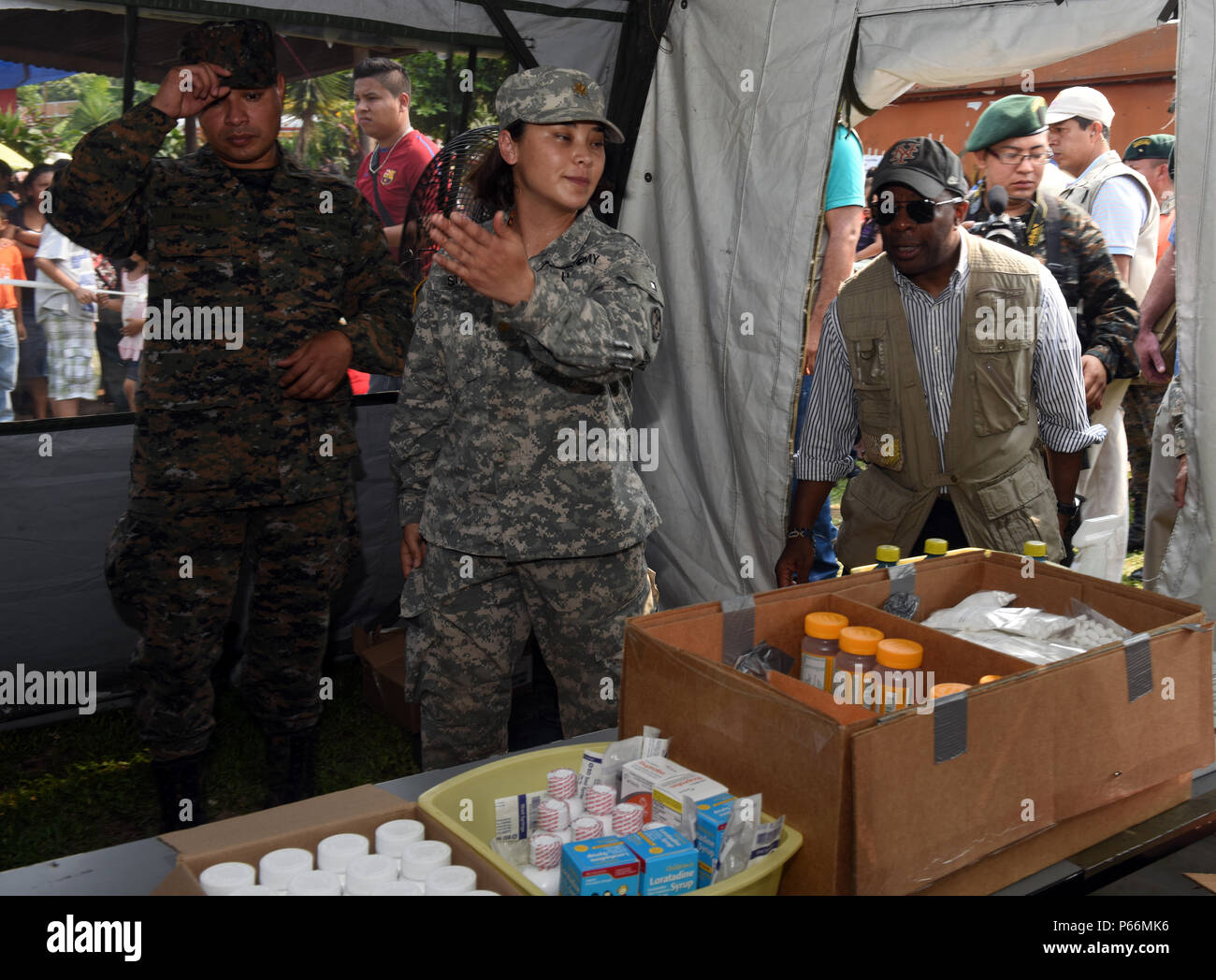 SAN PABLO, Guatemala—U.S. Army Maj. Cynthia Sexton , (Left), 396th ...