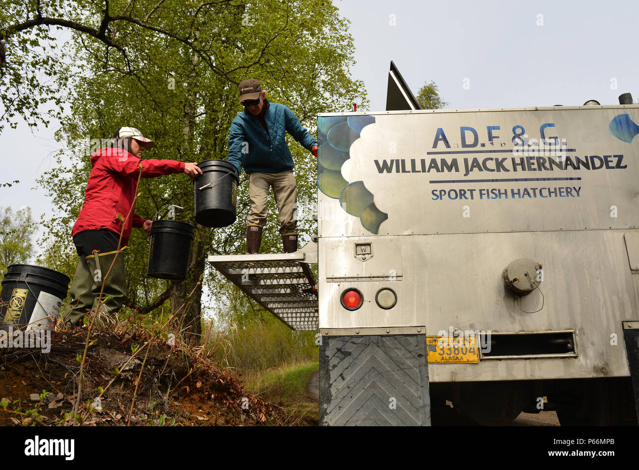 Krystina Bottom, fisheries crew lead with the Center for Environmental ...