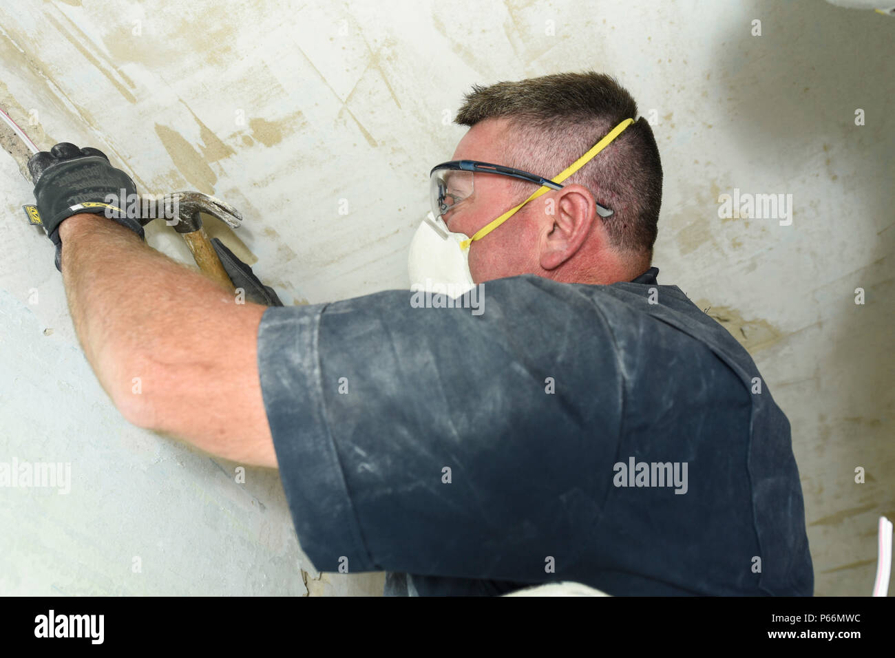 U.S. Air Force Tech. Sgt. Brian Harrison, an electrician with the 116th ...