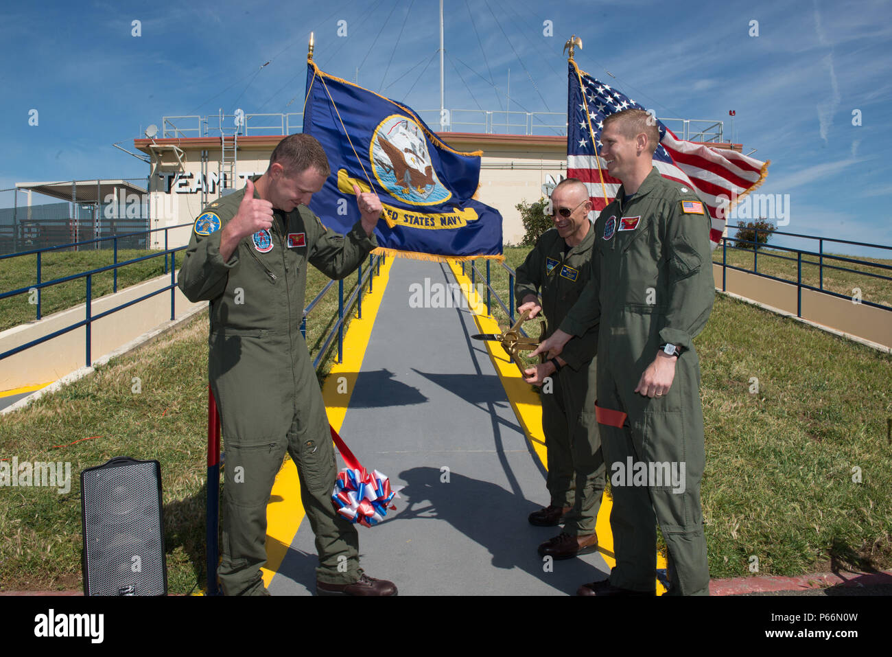 U.S. Navy Lt. Cmdr. Kevin Kreutz a VQ-3 Detachment Officer in Charge ...