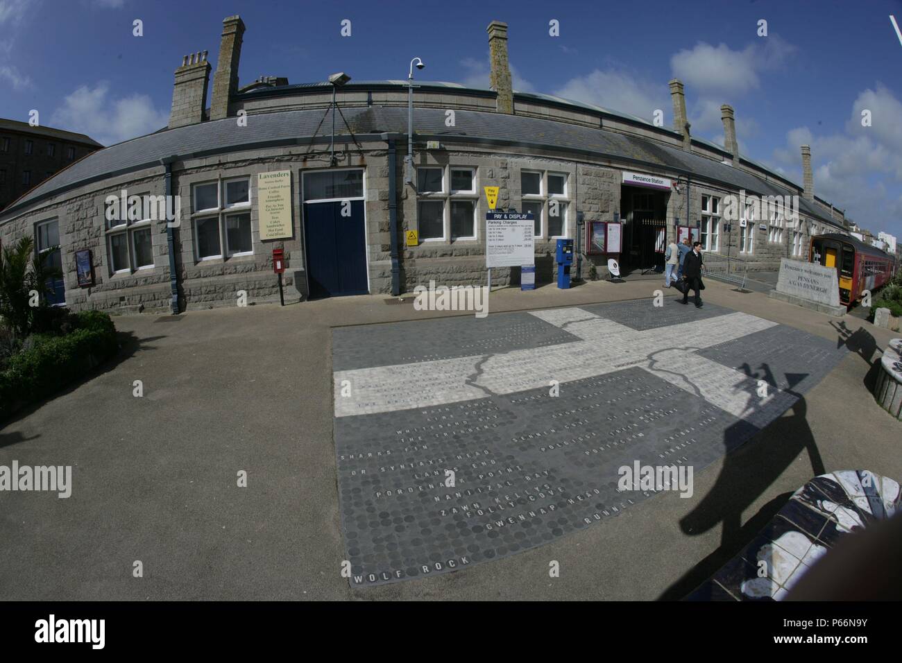 Penzance map hi-res stock photography and images - Alamy