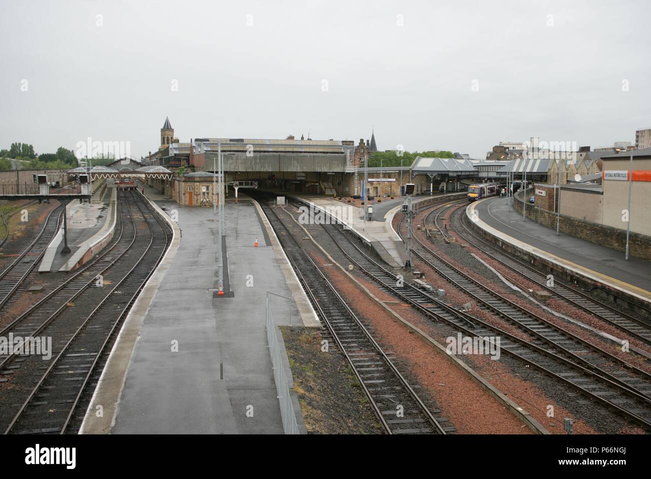 General overview of Perth station, Perthshire. 2007 Stock Photo - Alamy