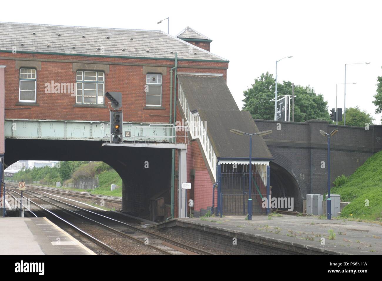 General platform view at Small Heath station, Birmingham showing the ...