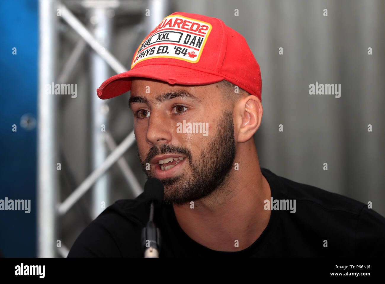 Ryan Kelly during the press conference at Arena Birmingham. PRESS ...