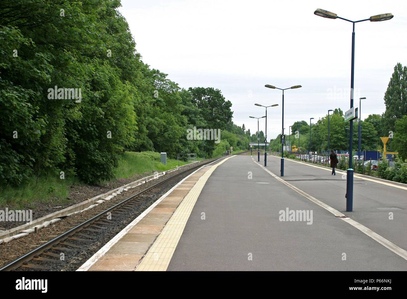 General platform view of Acocks Green station, Birmingham. 2007 Stock ...
