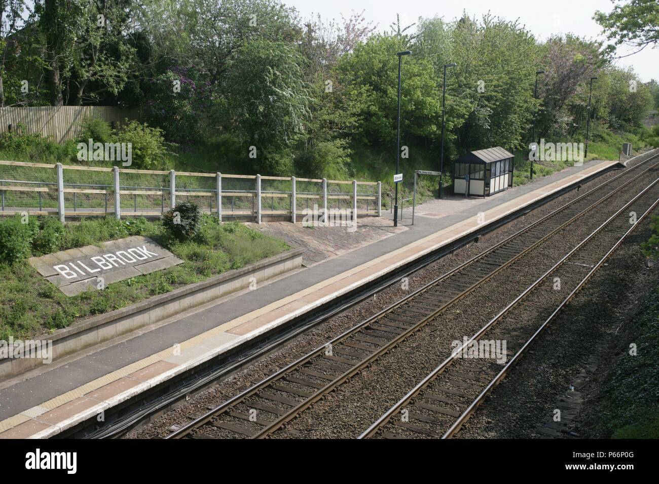General view of Bilbrook station, Staffordshire. 2007 Stock Photo - Alamy