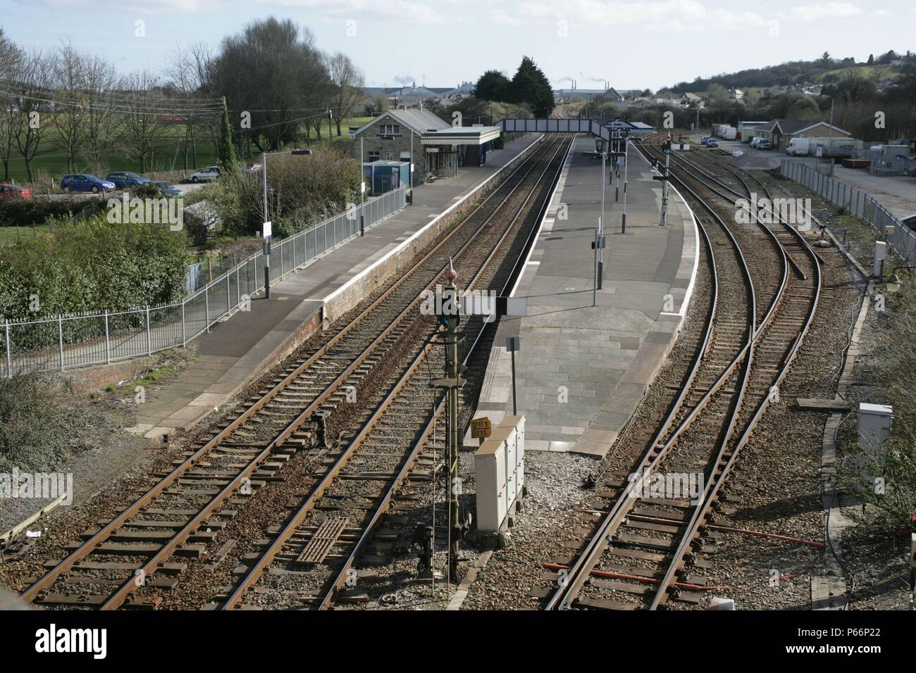 General view of Par station, Cornwall. 2006 Stock Photo - Alamy