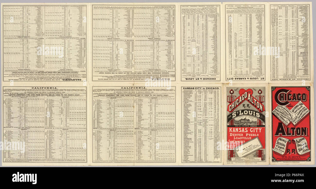 Chicago 1884 hi-res stock photography and images - Alamy