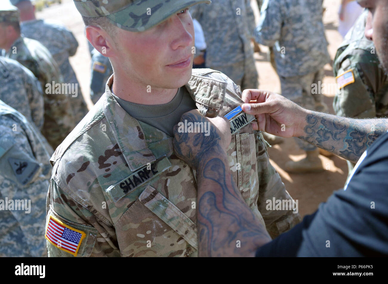 Sgt. Timothy Sharpe, team leader, Co. C, 1st Battalion, 35th Armored ...