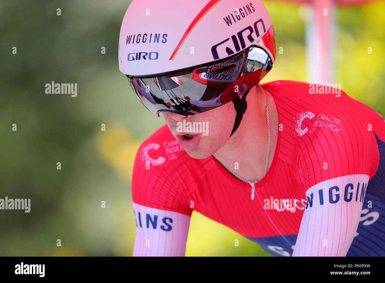 Joey Walker of team Wiggins during the U23 race at the HSBC UK National ...