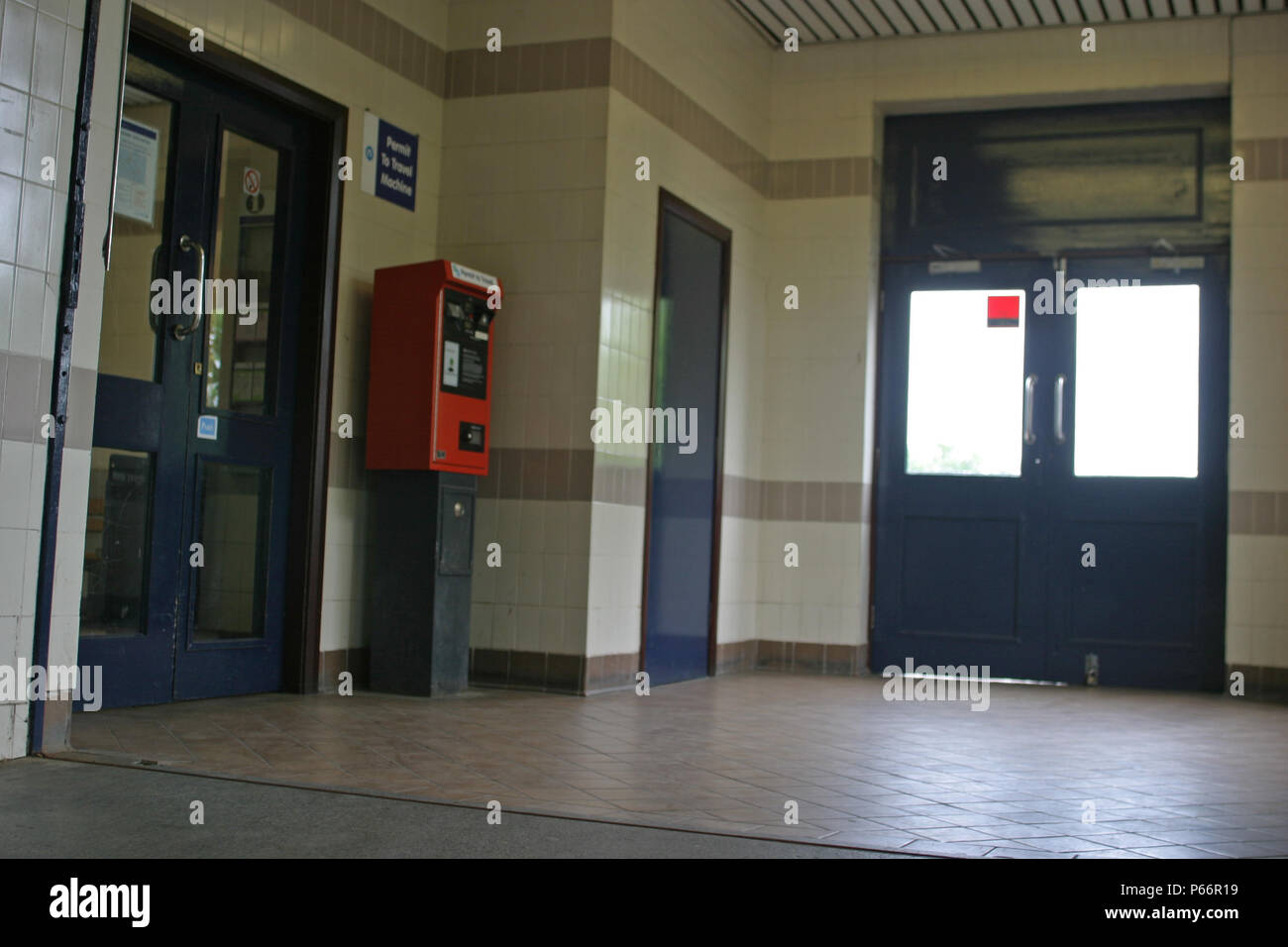 Interior of Acocks Green station, Birmingham. 2007 Stock Photo - Alamy