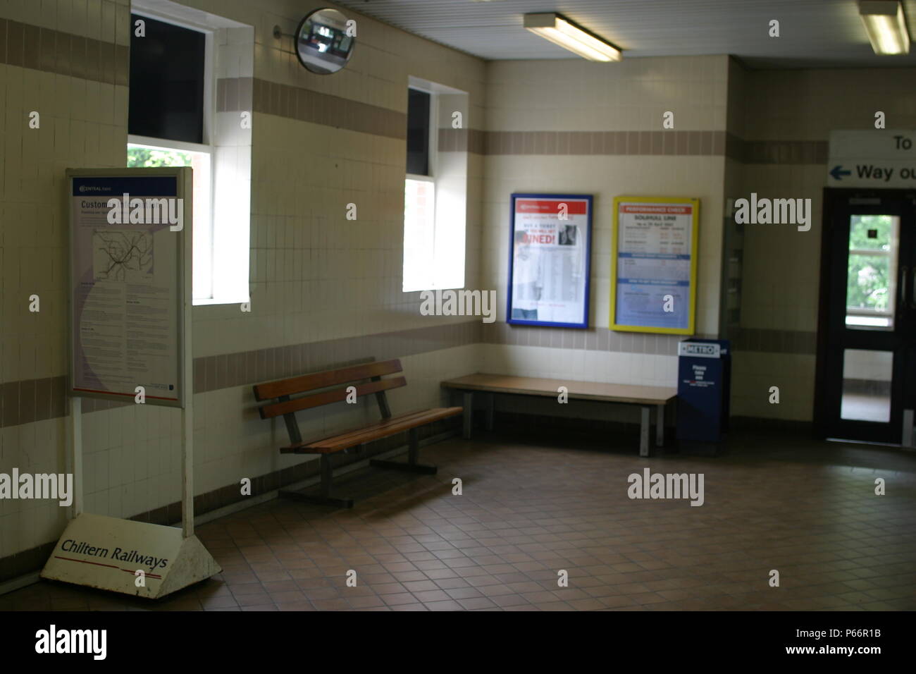 Interior of Acocks Green station, Birmingham. 2007 Stock Photo - Alamy