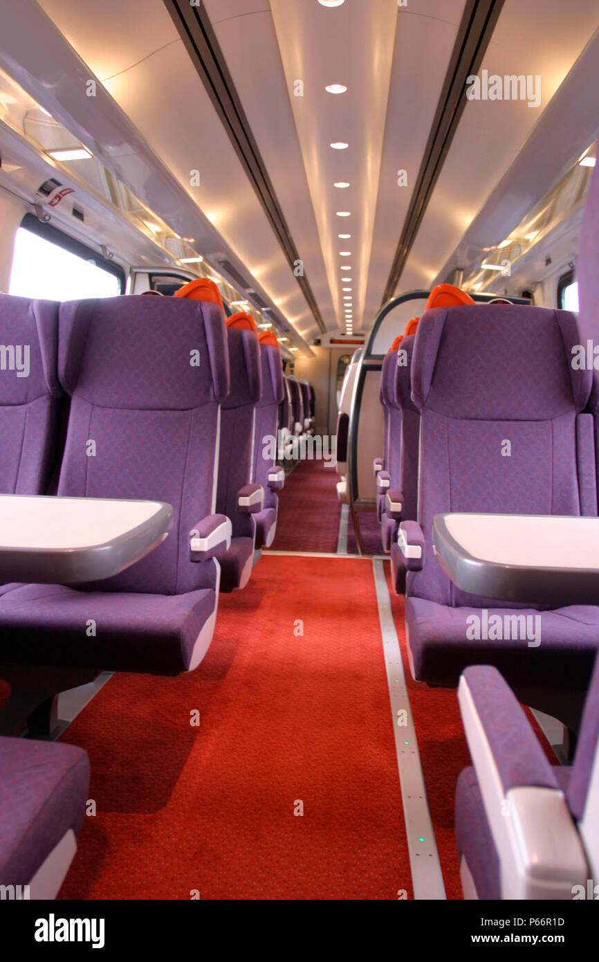Interior of Midland Main Line Meridian, Standard Class. 2004 Stock ...