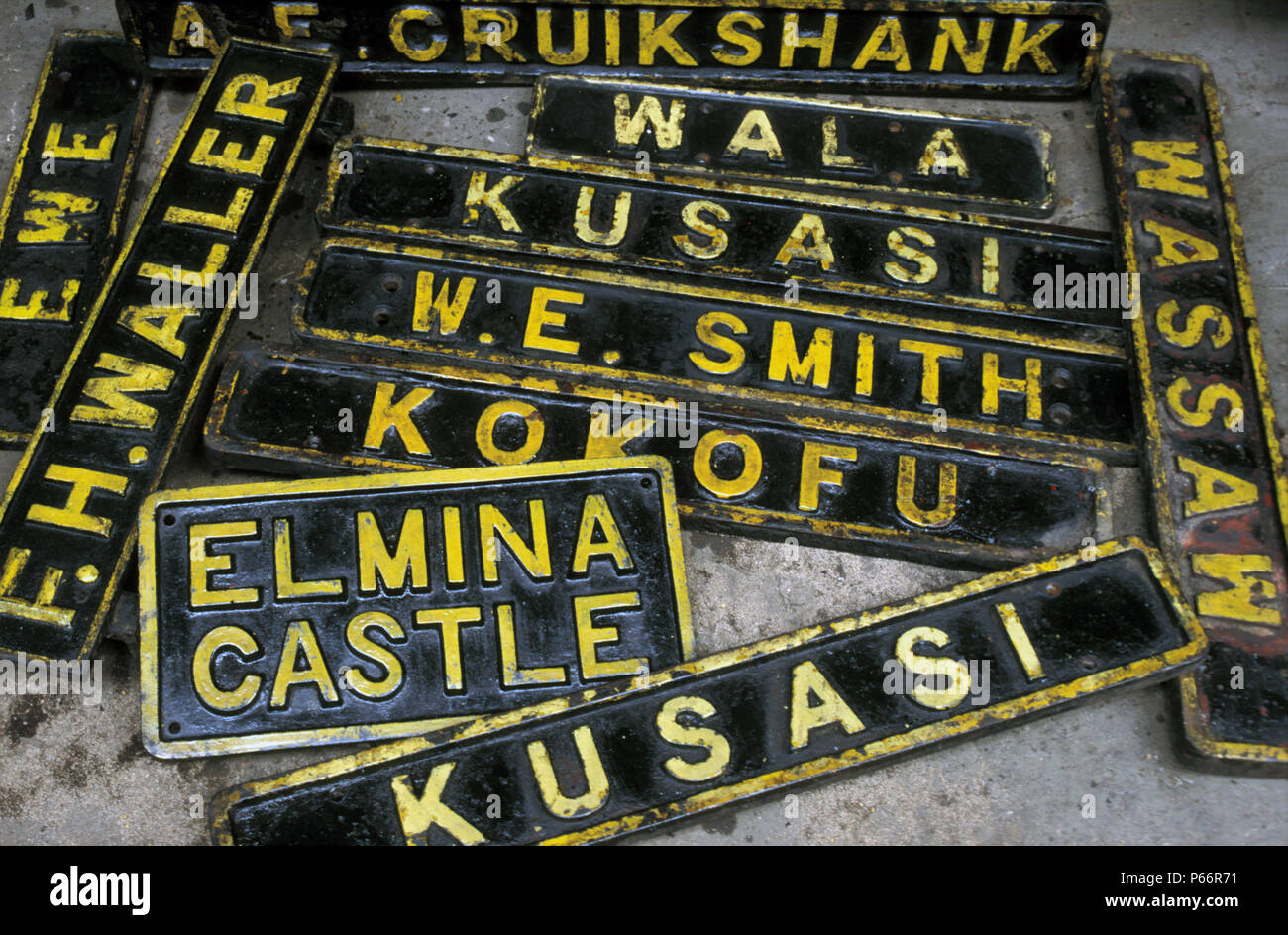 Locomotive Nameplates from condemned Ghana Railways locomotives at ...