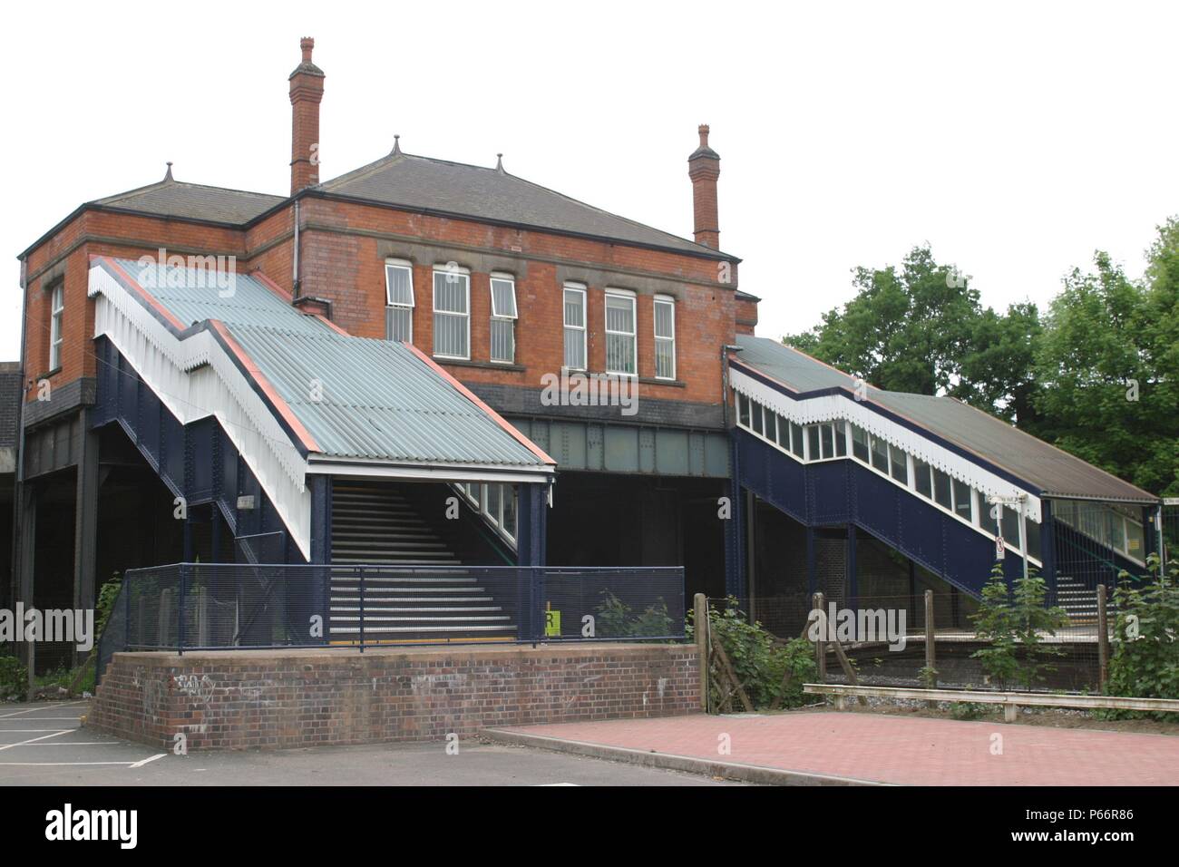 Main station building at Acocks Green station, Birmingham showing ...