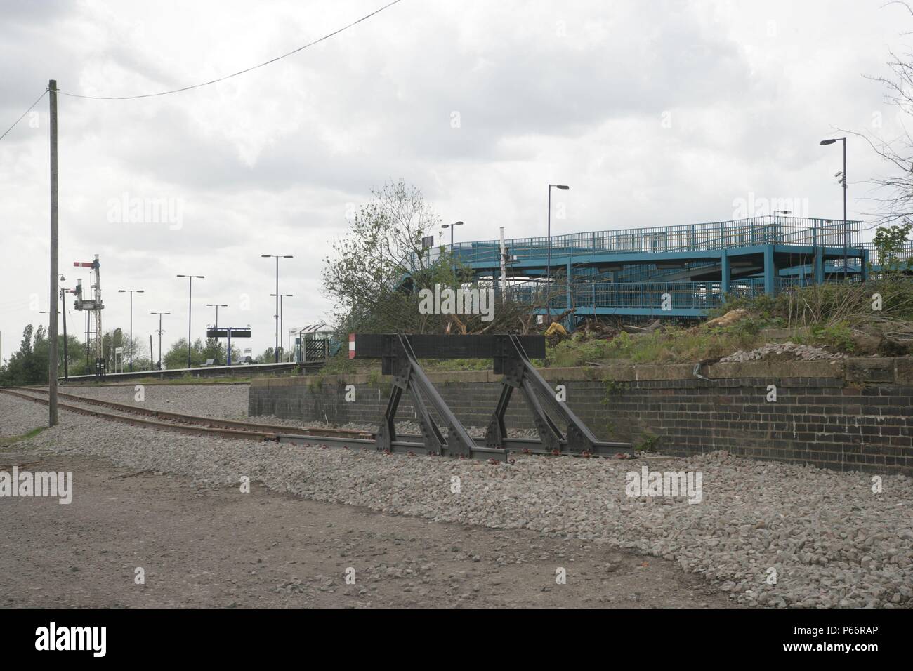 Network Rail sidings at Barnetby station, Lincolnshire with new access ...