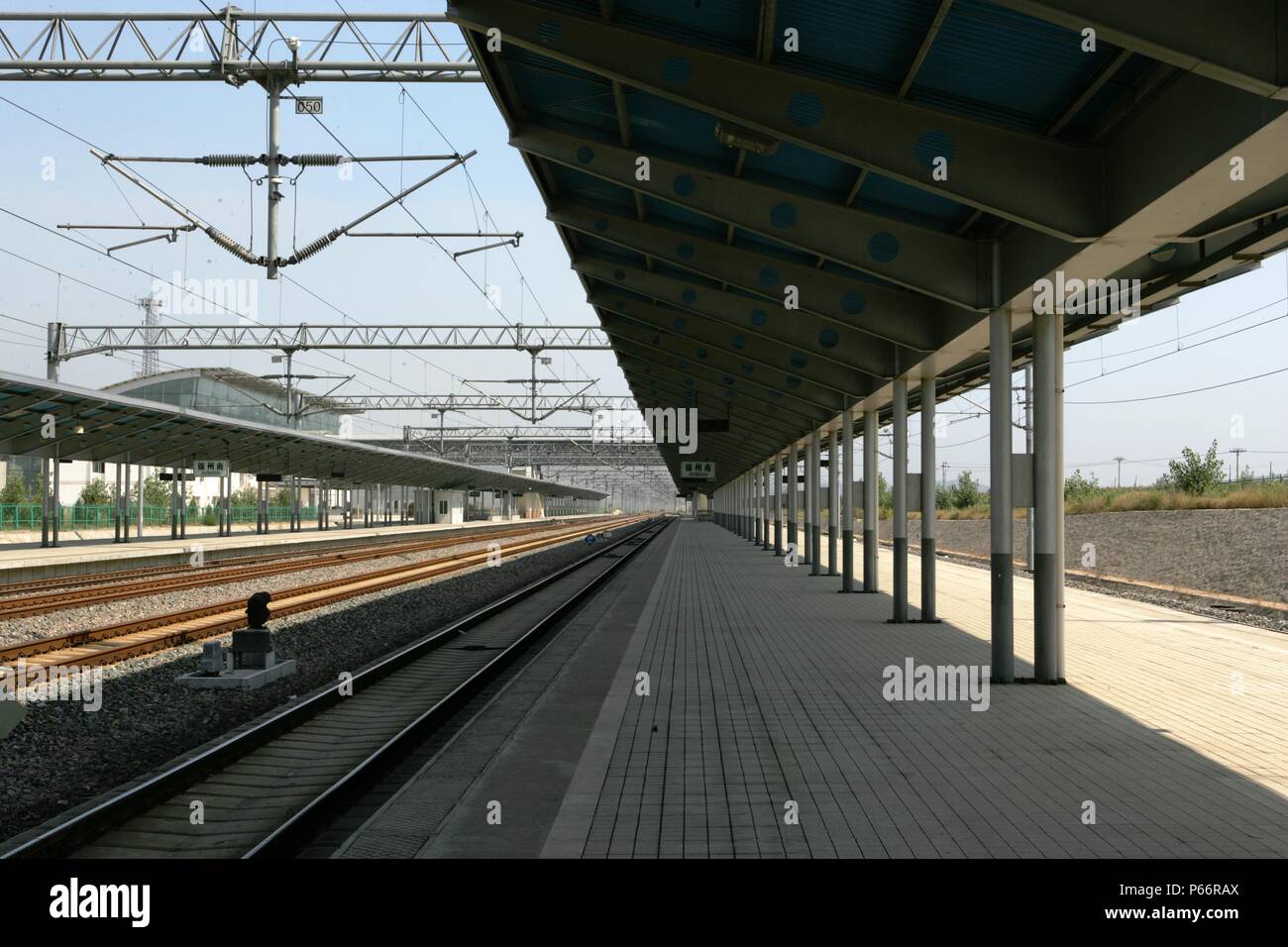 New station at Jinzhou south, China. September 2005 Stock Photo - Alamy