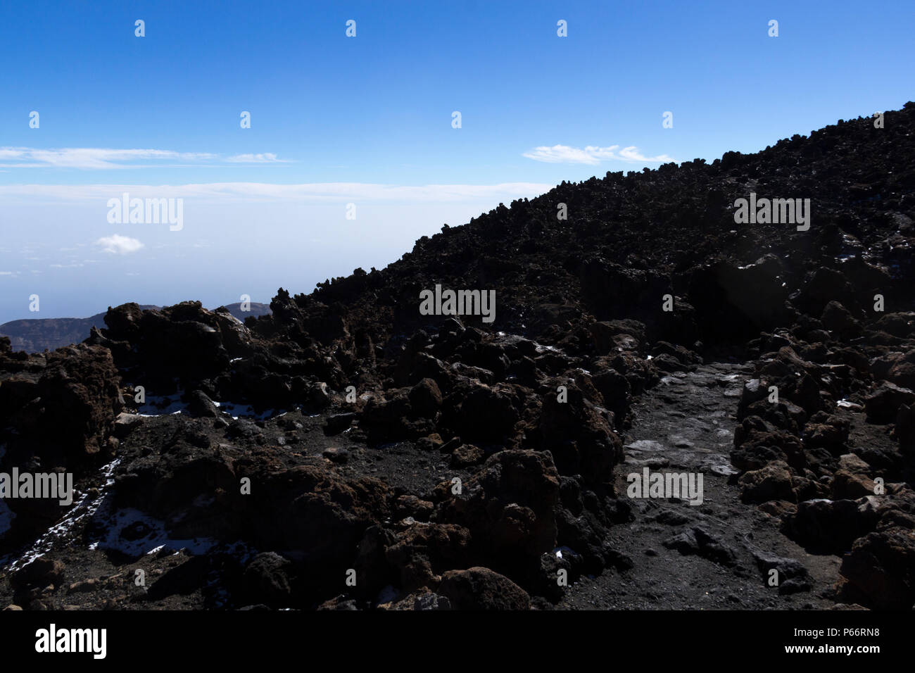 volcanic landscape in tenerife Stock Photo - Alamy