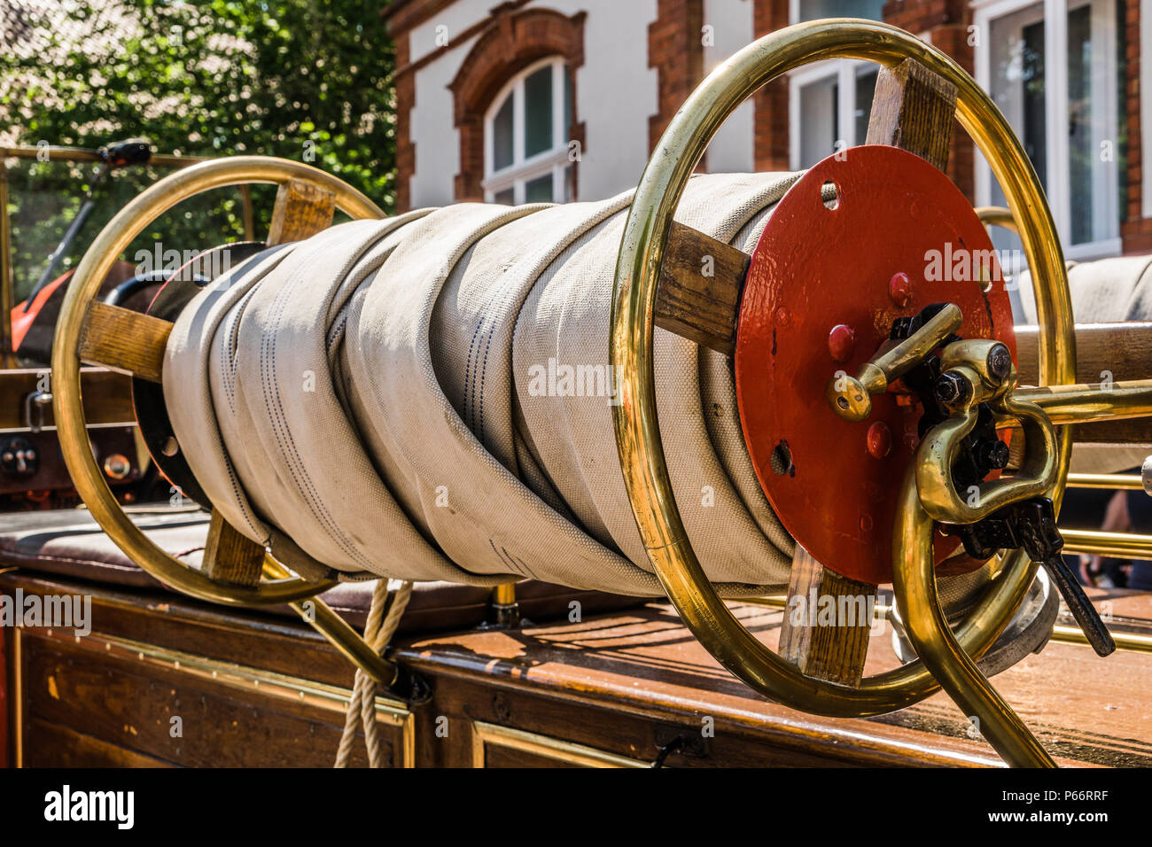 Antique fire hose hi-res stock photography and images - Alamy