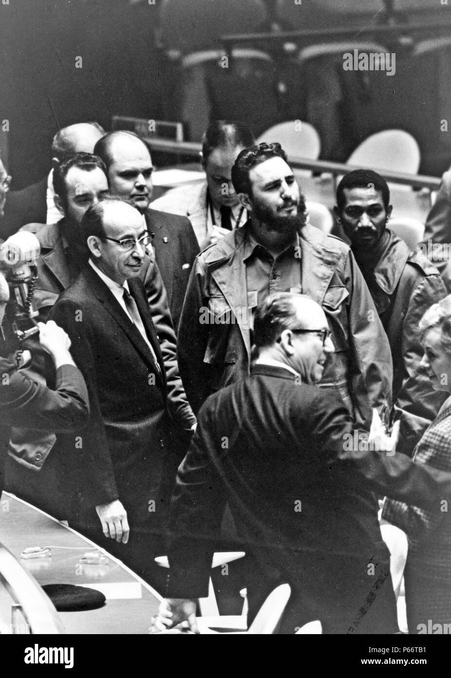 At a meeting of the united nations general assembly hi-res stock ...