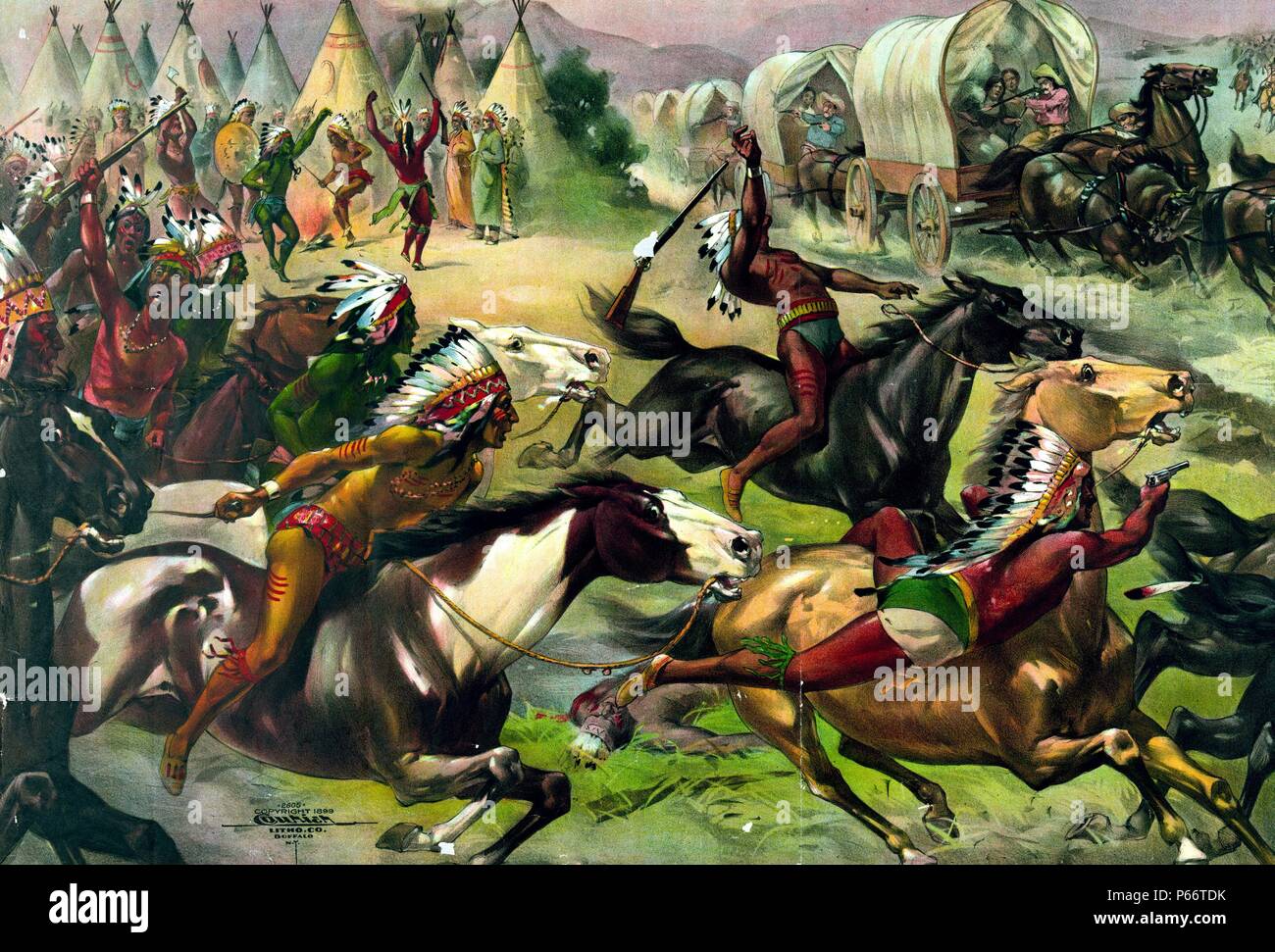 Buffalo bill and the indians hi-res stock photography and images - Alamy