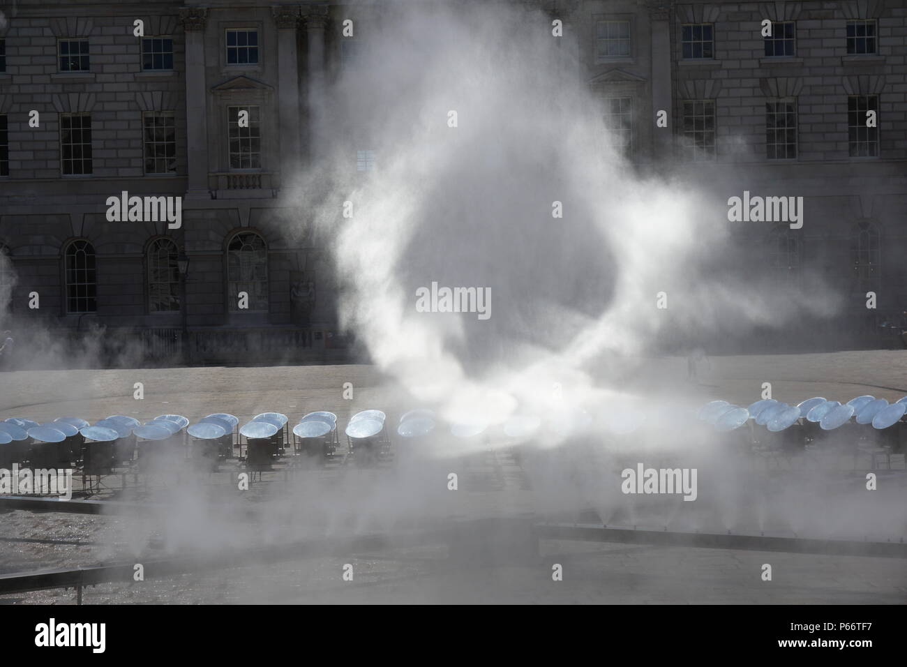 steam forming a halo Stock Photo - Alamy