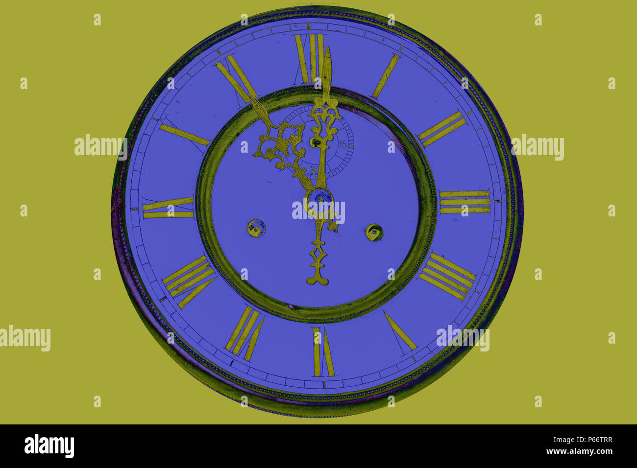 Numeral time yellow hi-res stock photography and images - Alamy