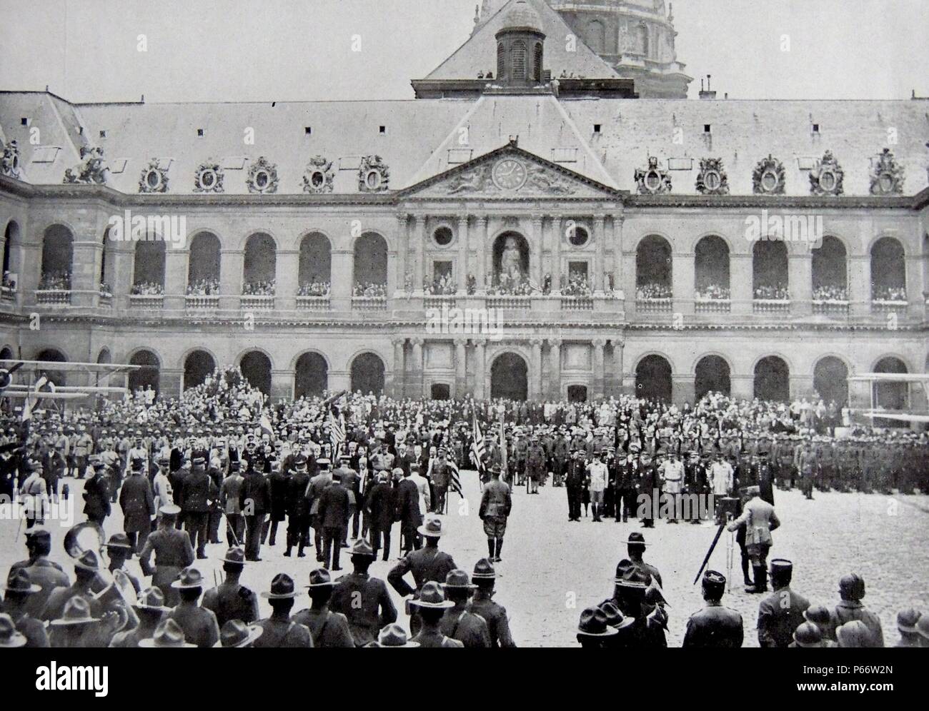 American general soldiers usa world war one wwi army hi-res stock ...