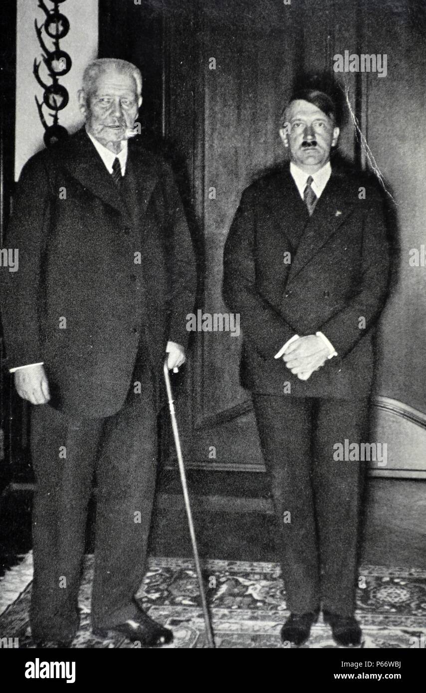 1933 adolf hitler hitler president hi-res stock photography and images ...
