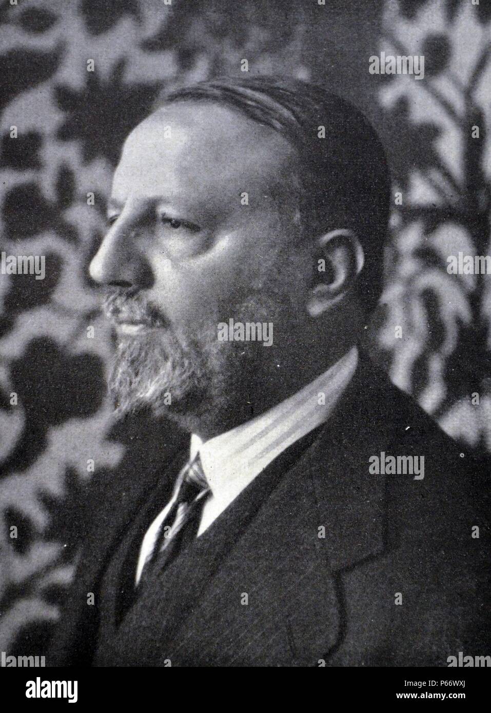 Count Giuseppe Volpi di Misurata, Minister of Finance during the period ...