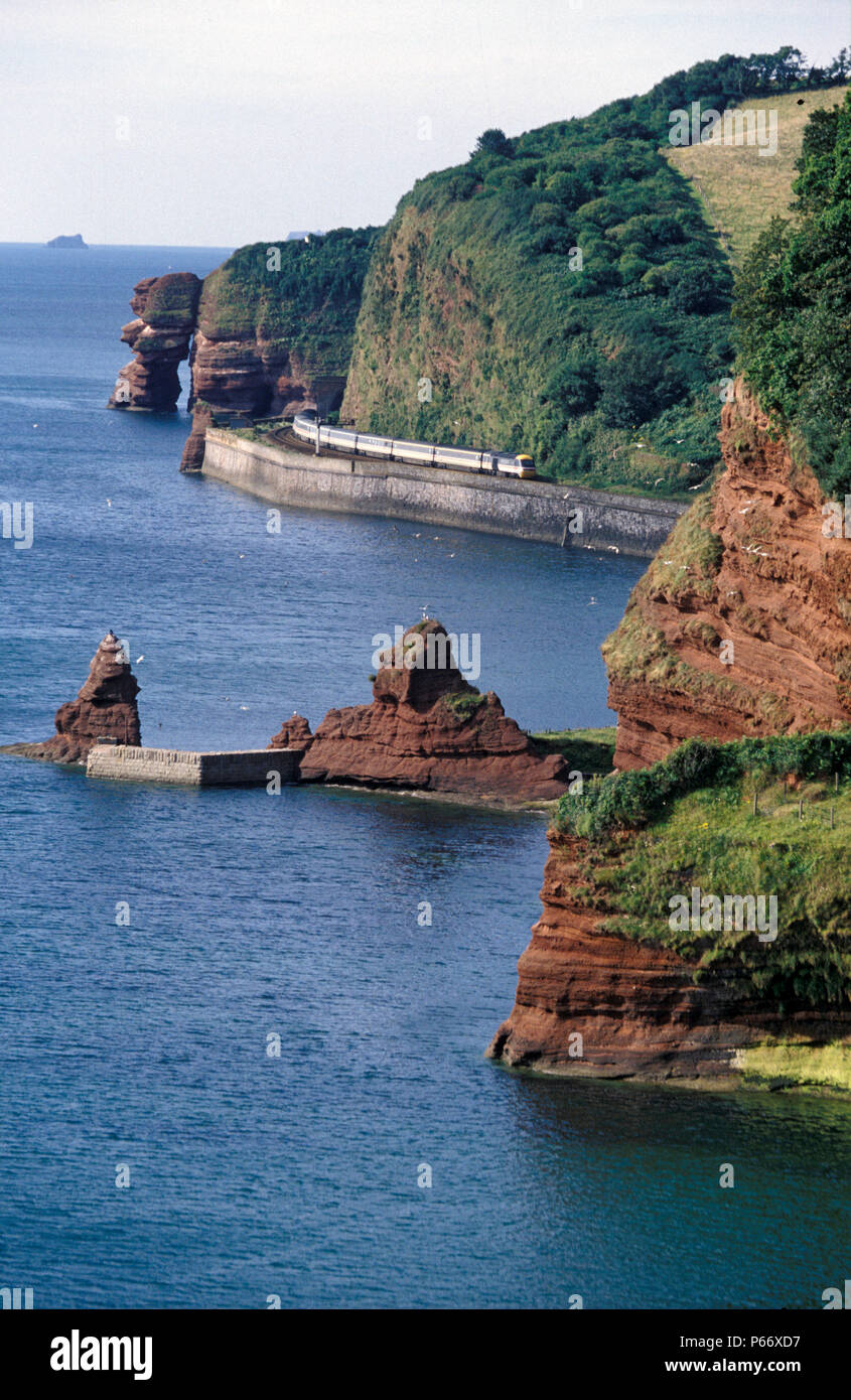 Dawlish sea wall hi-res stock photography and images - Alamy