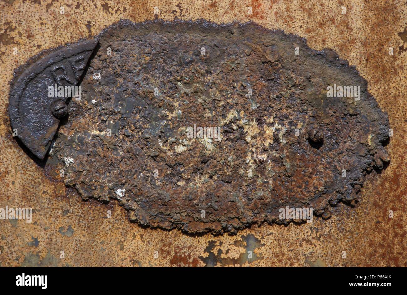 Broken off worksplate from Andrew Barclay 0-4-0ST in Thomas Muir's ...