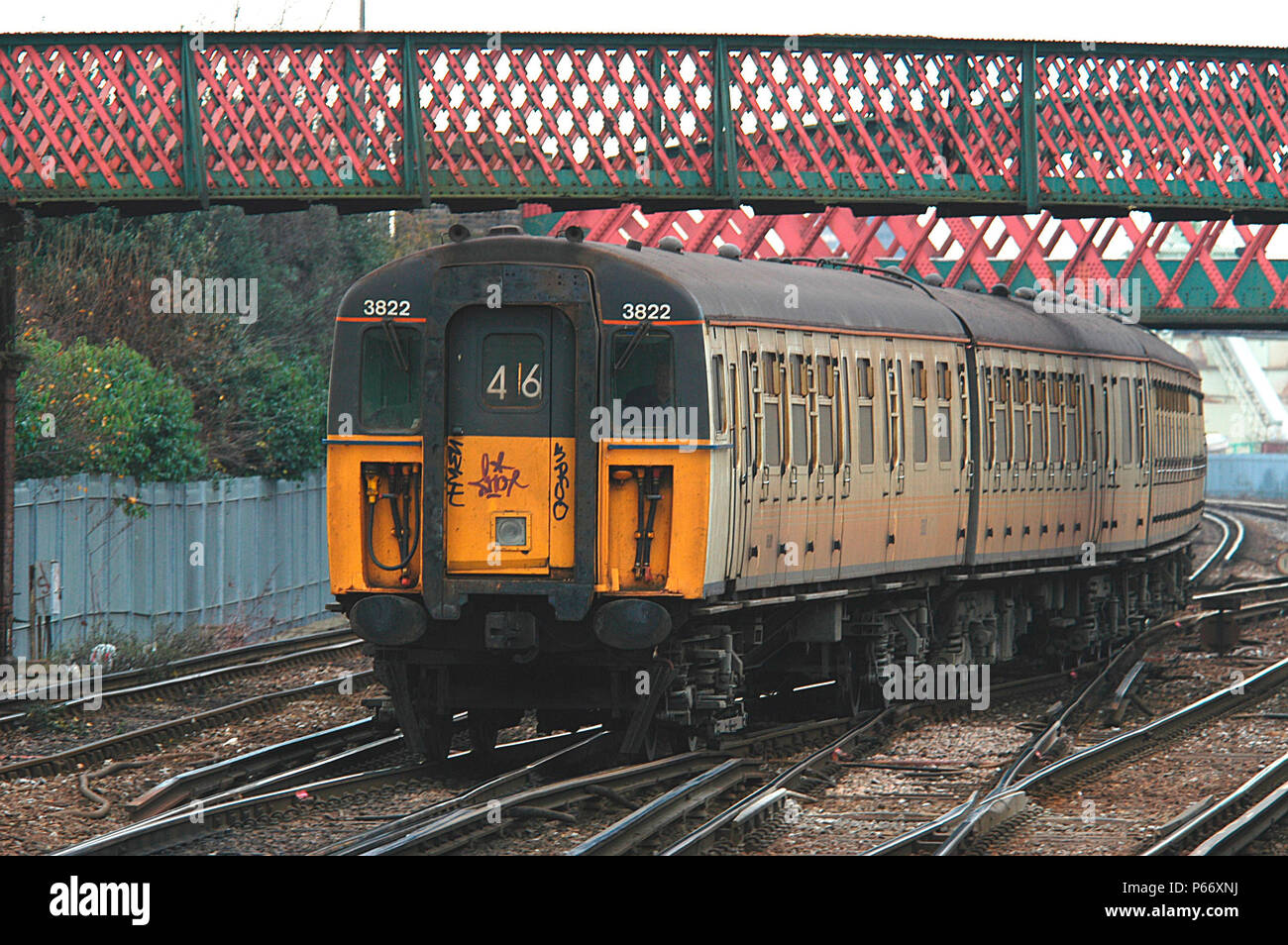 Class 423, 4 Vep slam door stock, in Connex livery. 2003 Stock Photo ...