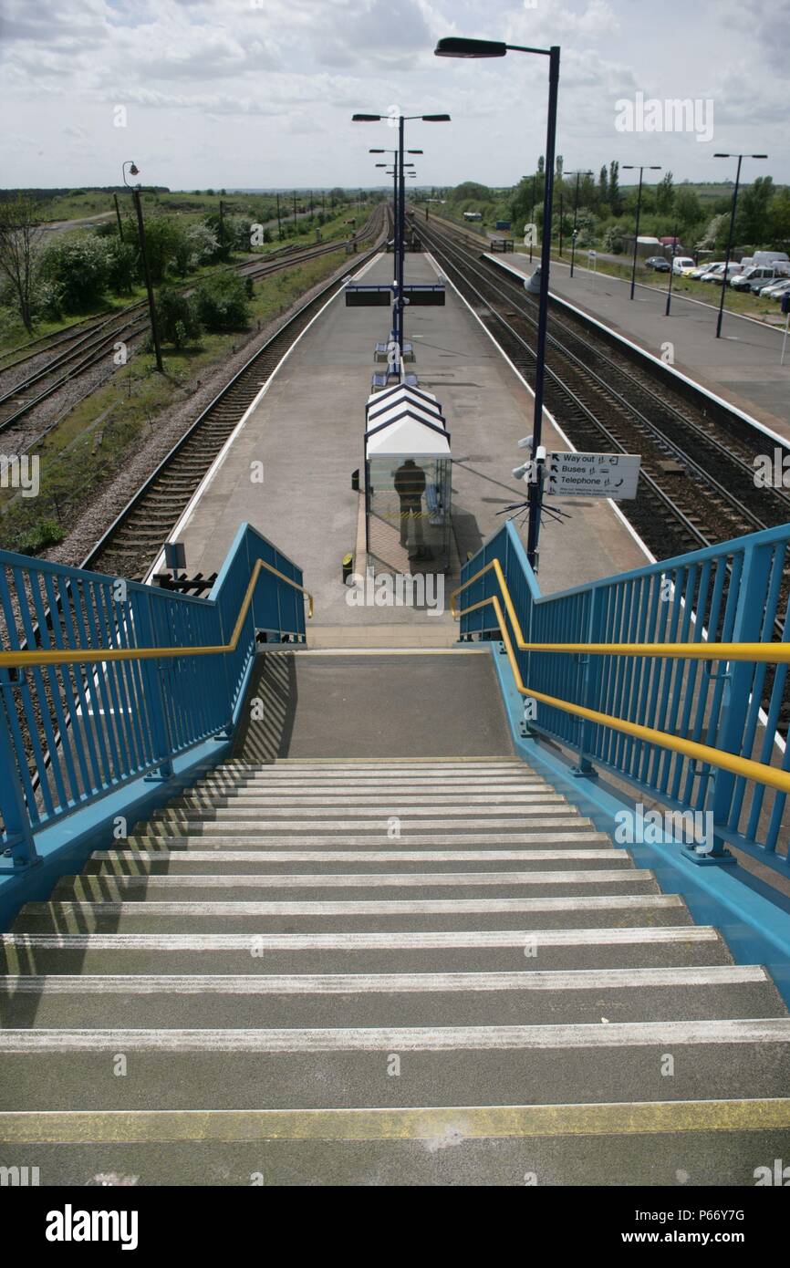Pedestrian access to the station platform hi-res stock photography and ...
