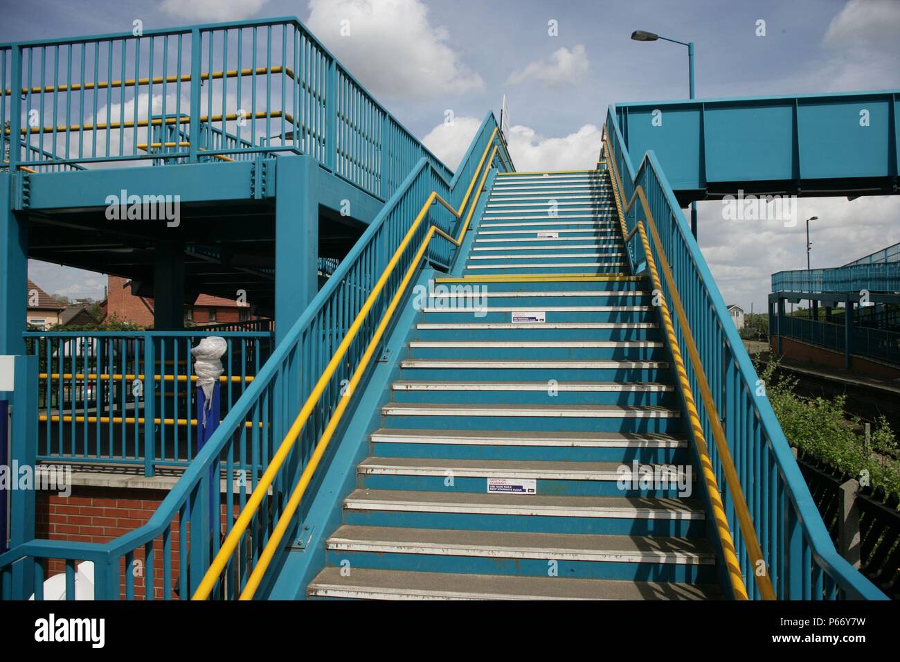 Pedestrian access to the station platform hi-res stock photography and ...