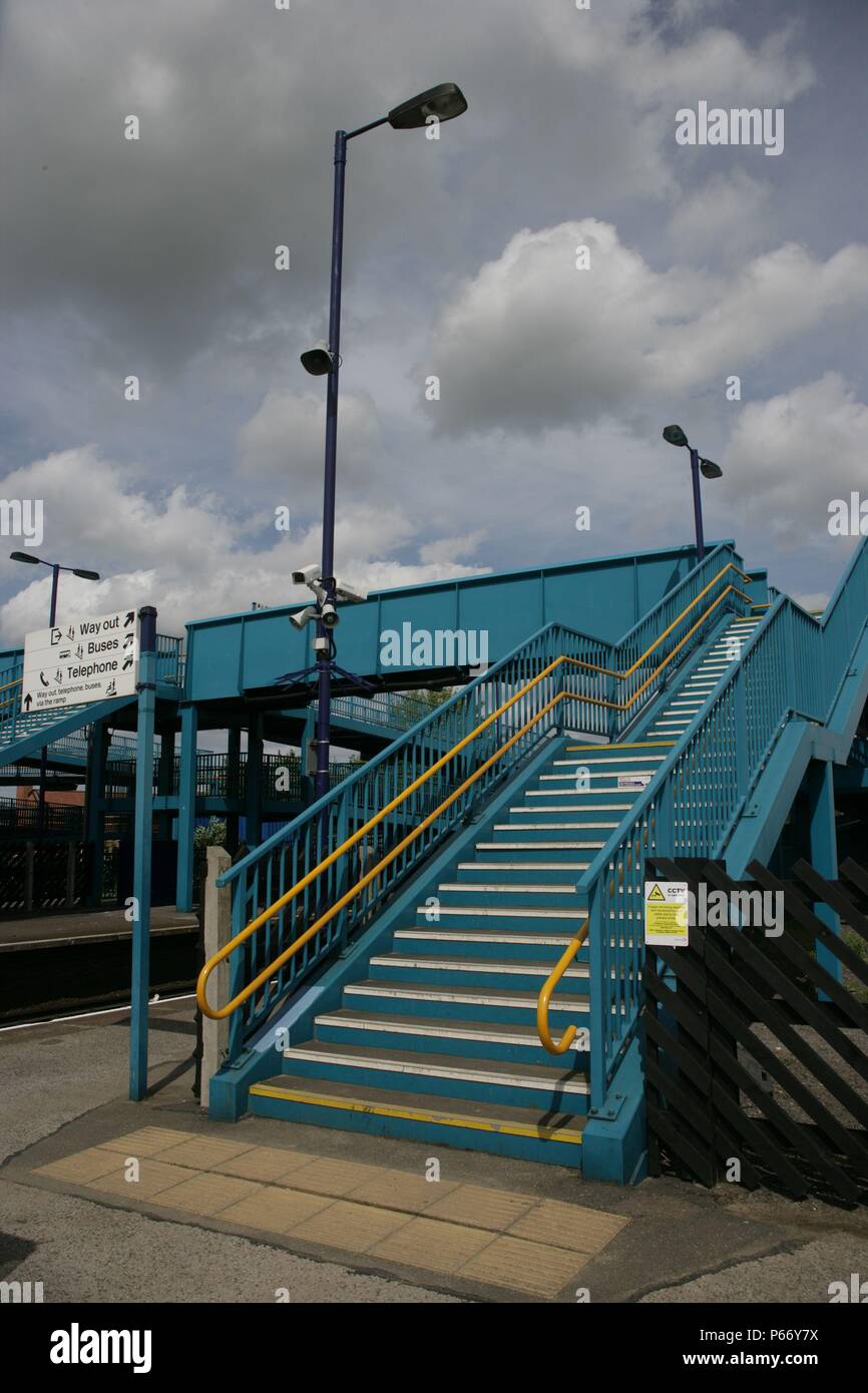 Pedestrian access to the station platform hi-res stock photography and ...