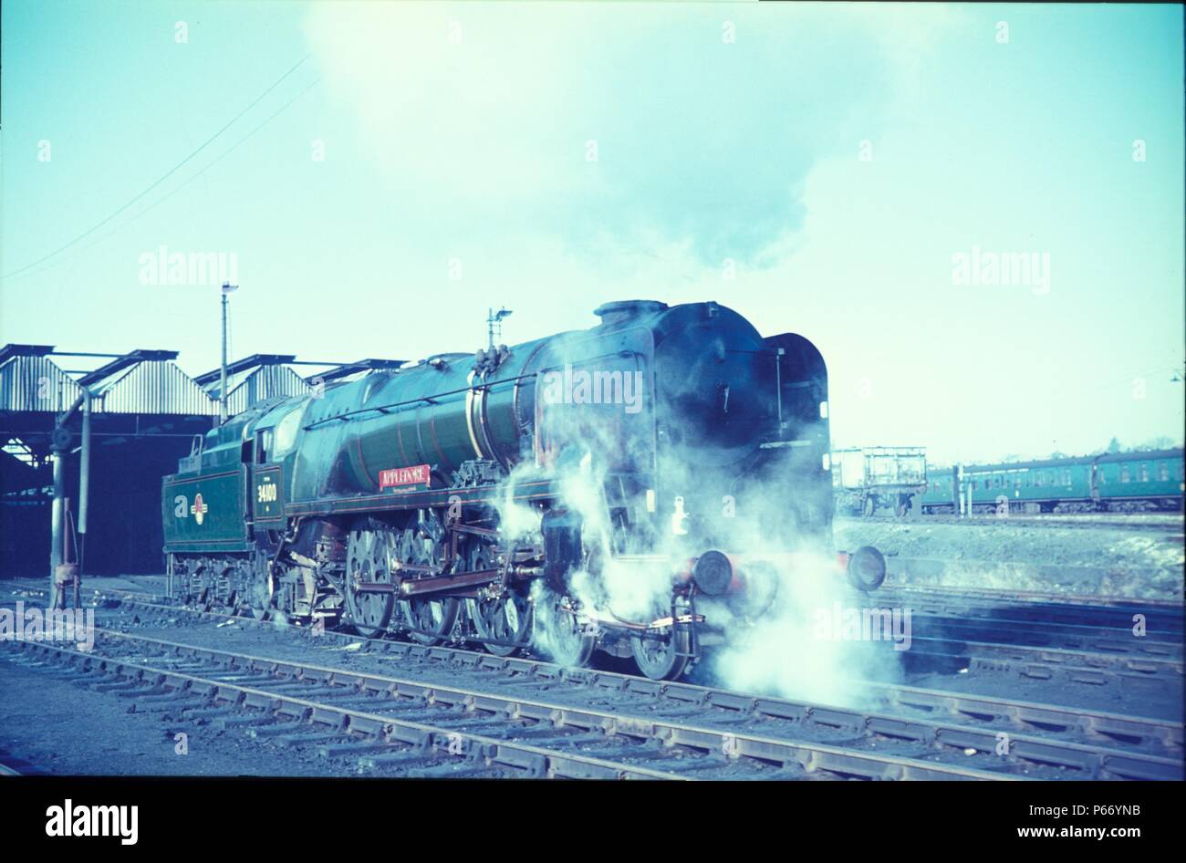 Rebuilt bulleid west country pacific hi-res stock photography and ...