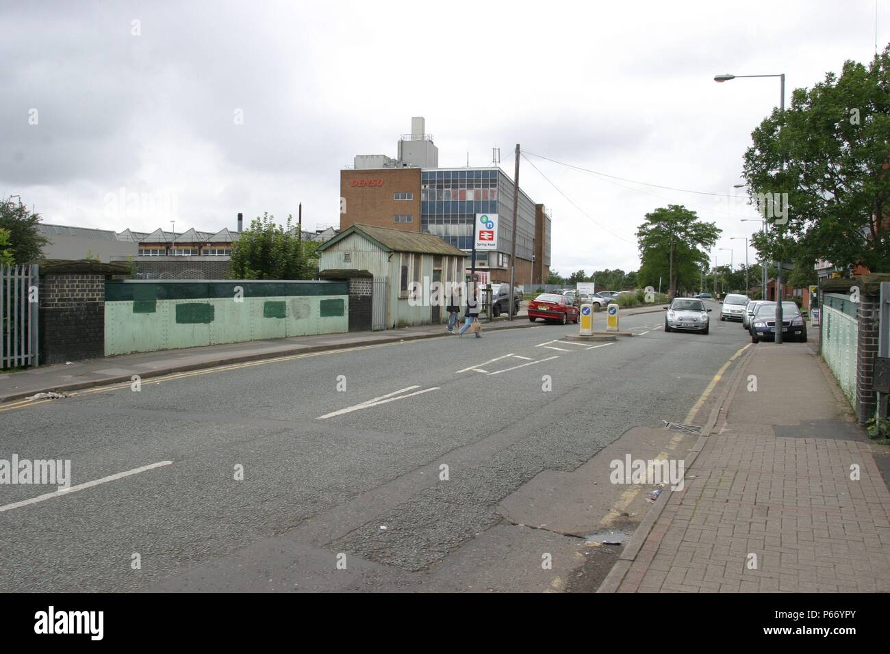 Road outside Spring Road station, West Midlands. 2007 Stock Photo - Alamy