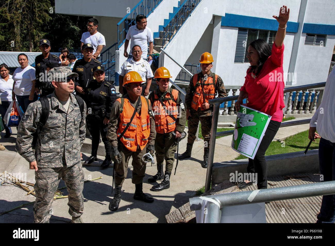 U.S. Air Force Tech. Sgt. Esteban Granados and Guatemalan emergency ...