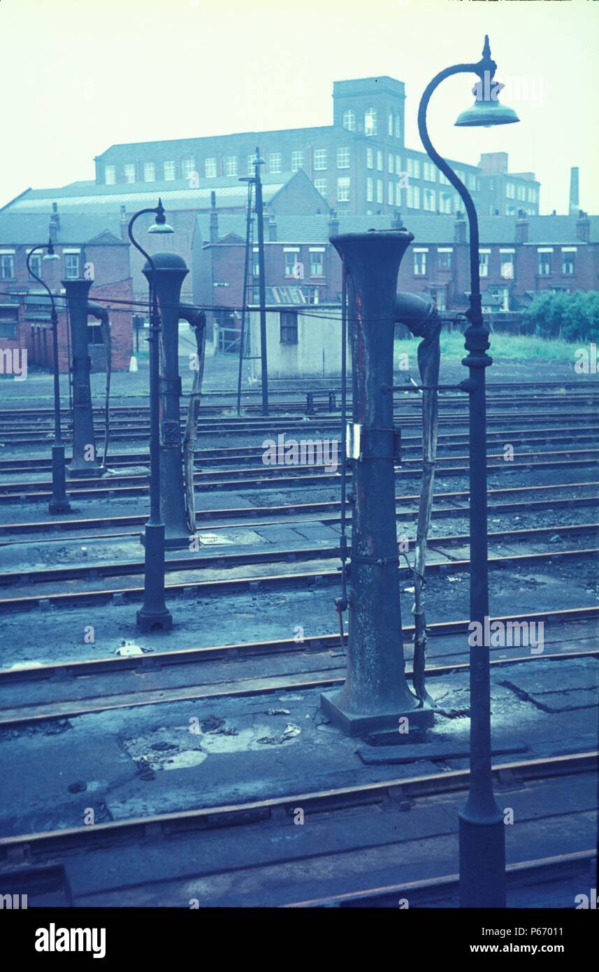 Silent water columns at the abandoned steam depot at Trafford Park ...